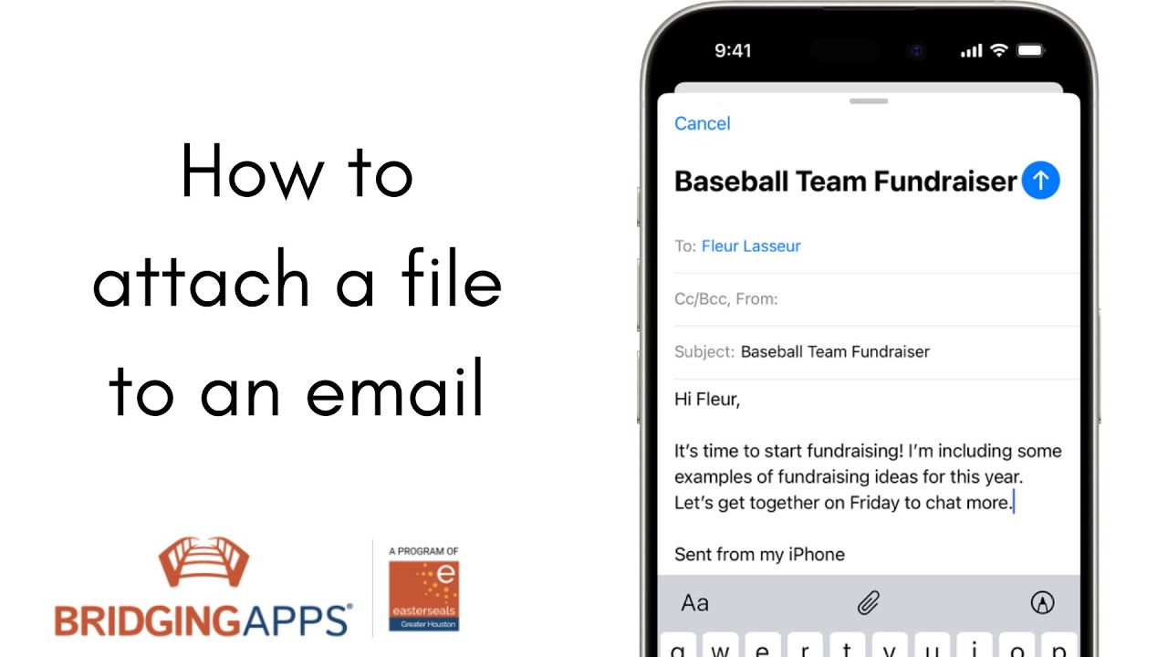 How to attach a file to an email - YouTube