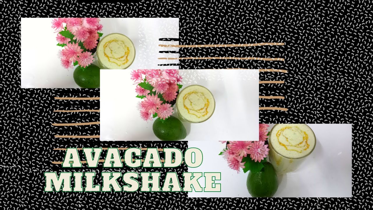 4 Ingredient- Easy Avocado Milkshake || Butter Fruit Milkshake || - YouTube