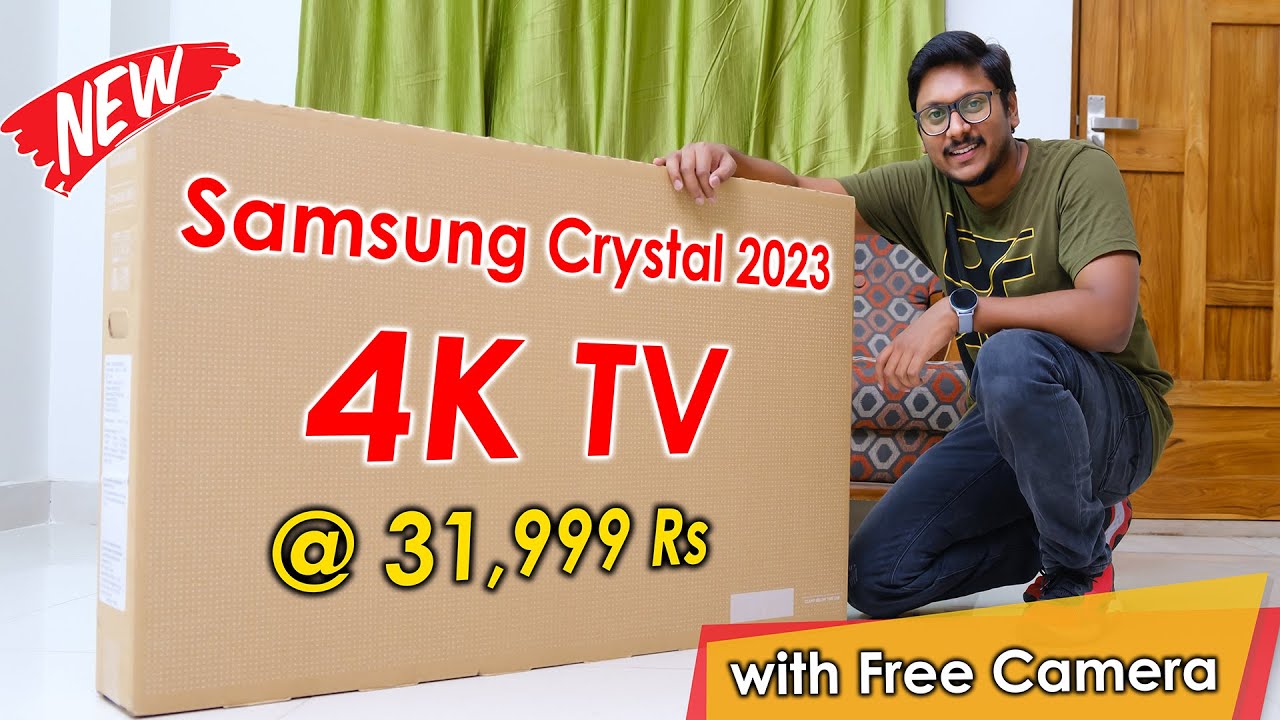 Samsung Crystal 4K iSmart TV 2023 for only 31,990 Rs... Super TV on ...