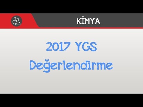2017 YGS Değerlendirme - Kimya