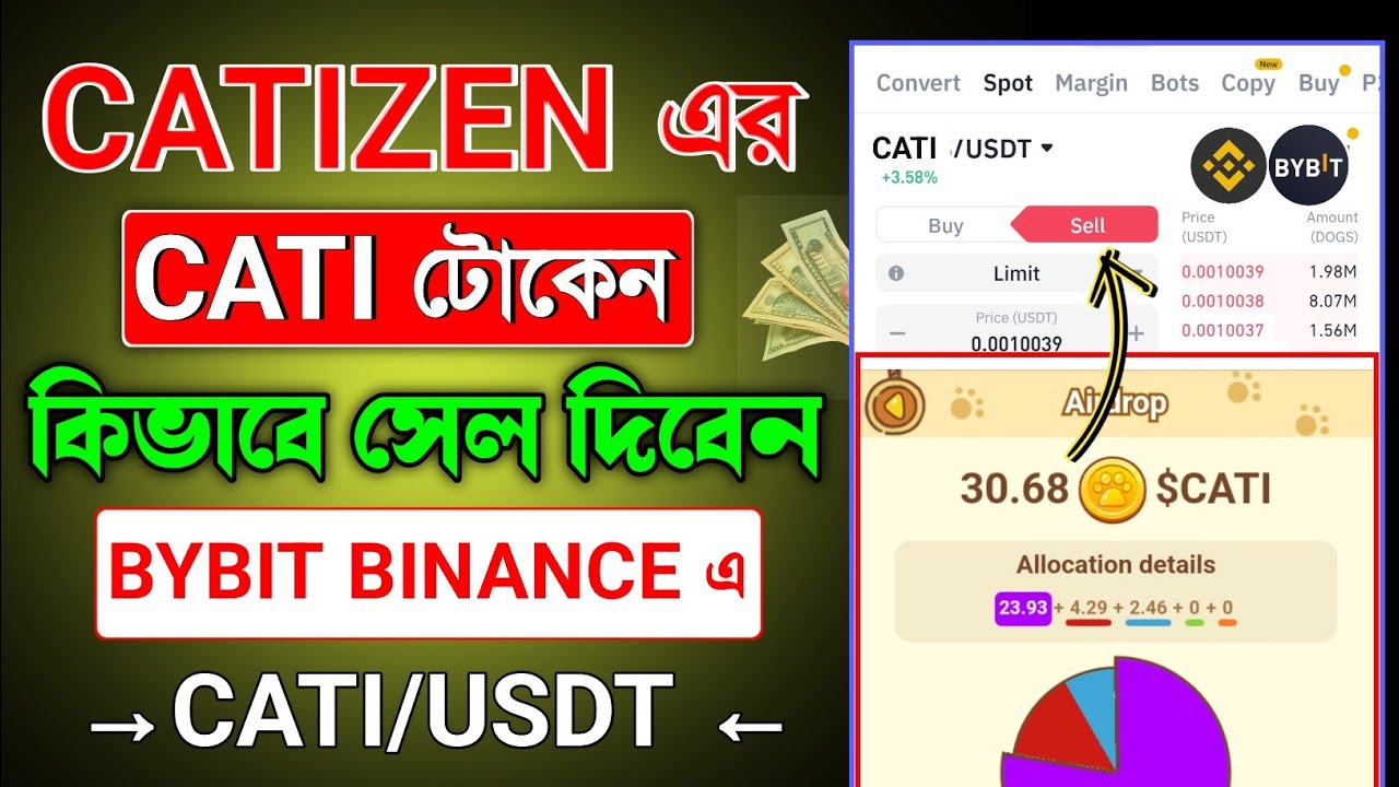 Cati token sell || cati token sell binance || cati token sell biybit ...