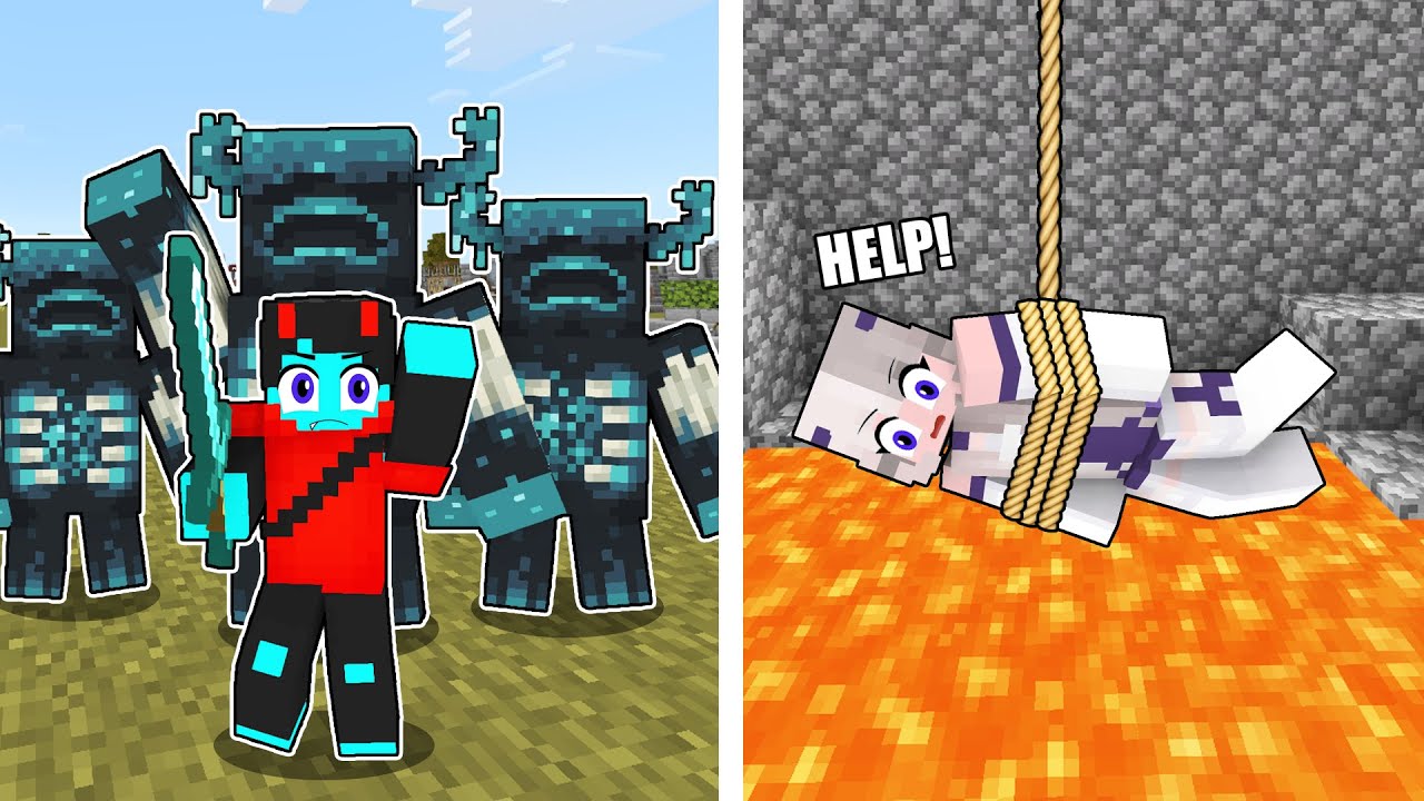 i Became Warden Boss to Save Sheyyyn in Minecraft - YouTube