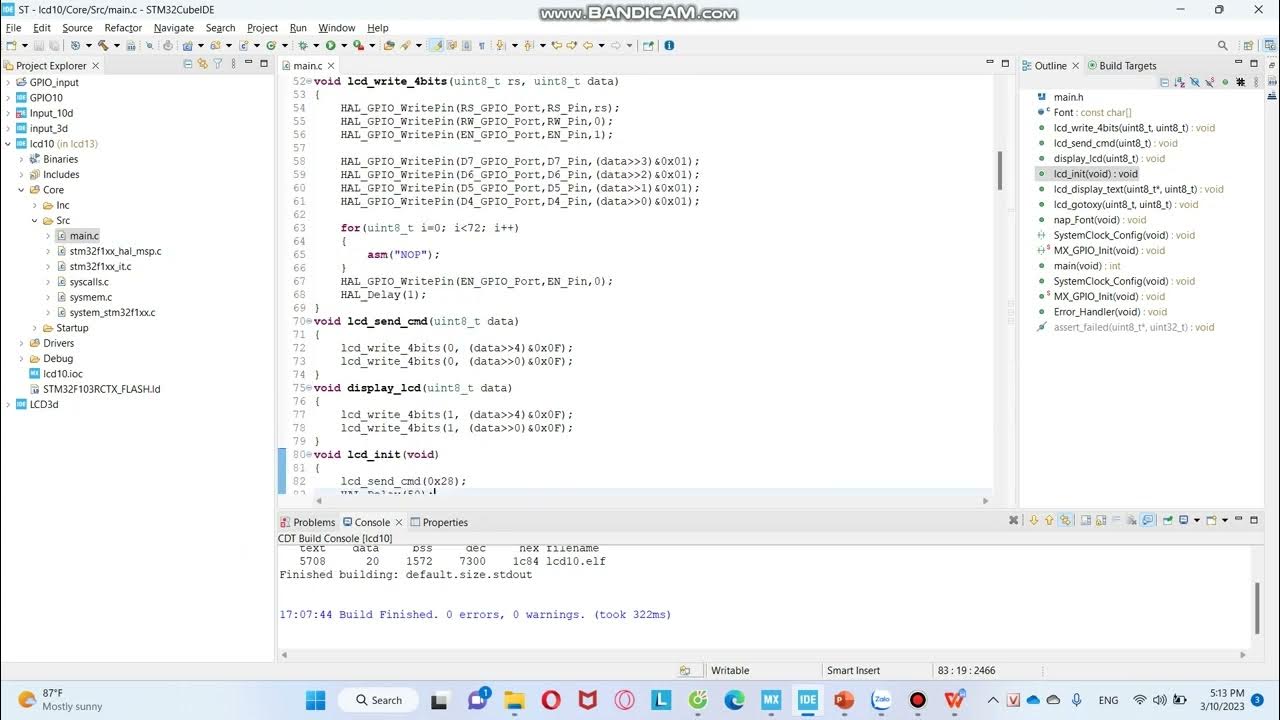VIẾT CHƯƠNG TRÌNH CHO STM32 CẤU HÌNH VÀ ĐIỀU KHIỂN LCD 16x2 - YouTube