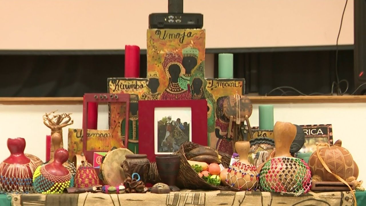 Day 1 of Kwanzaa celebration in Third Ward: Umoja (Unity) - YouTube