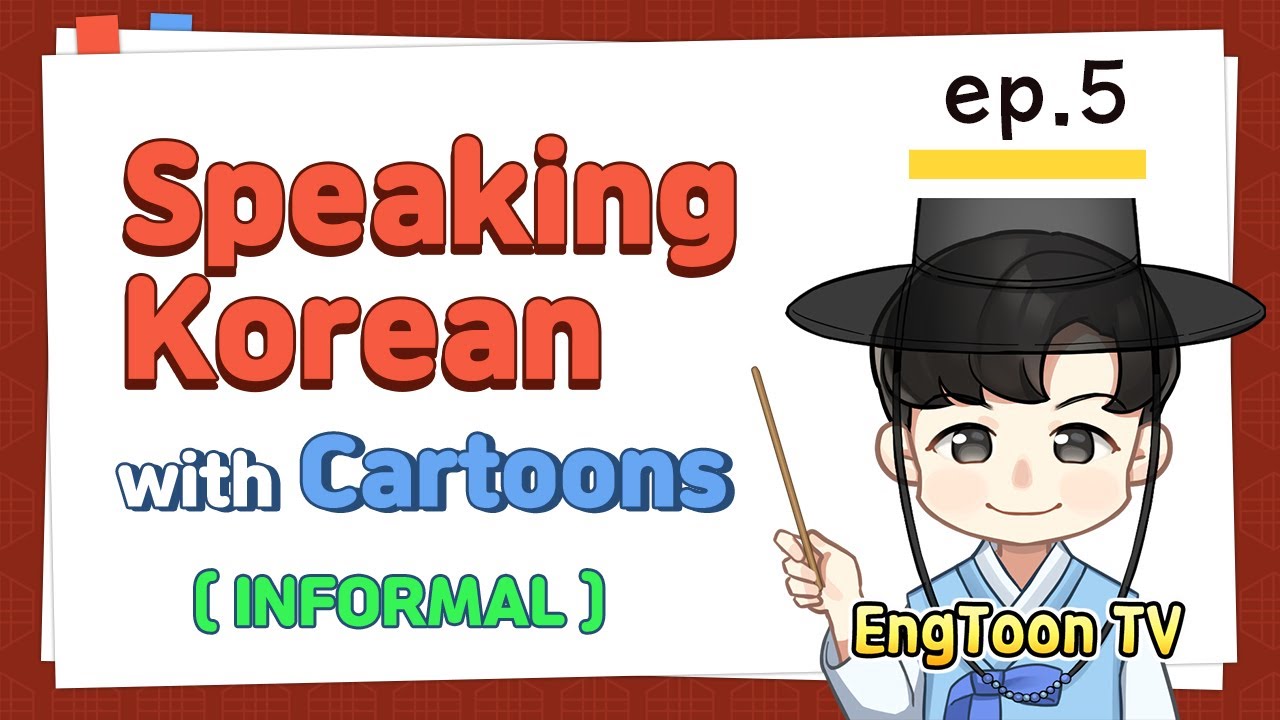 (ep.5) Learning Korean with Cartoons - YouTube
