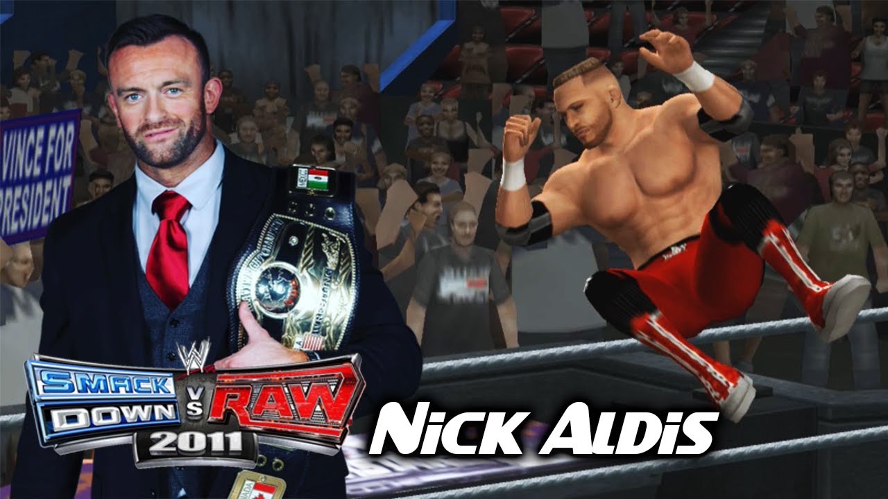Nick Aldis | SvR 2011 PS2 caw, moveset, entrance, finisher formula ...