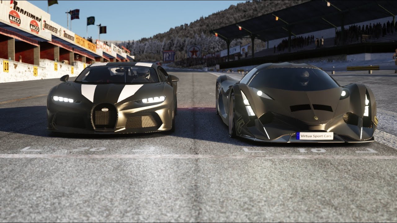 Bugatti Chiron Super Sport 300+ vs Devel Sixteen | Top Crash - YouTube