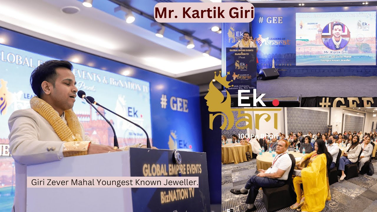 Mr. Kartik Giri, Giri Zever Mahal - Youngest Known Jeweller, emphasizes on Role of Women in Life ...