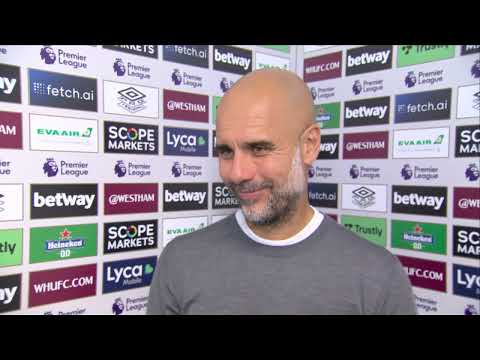 Pep Guardiola Post Match Interview - YouTube