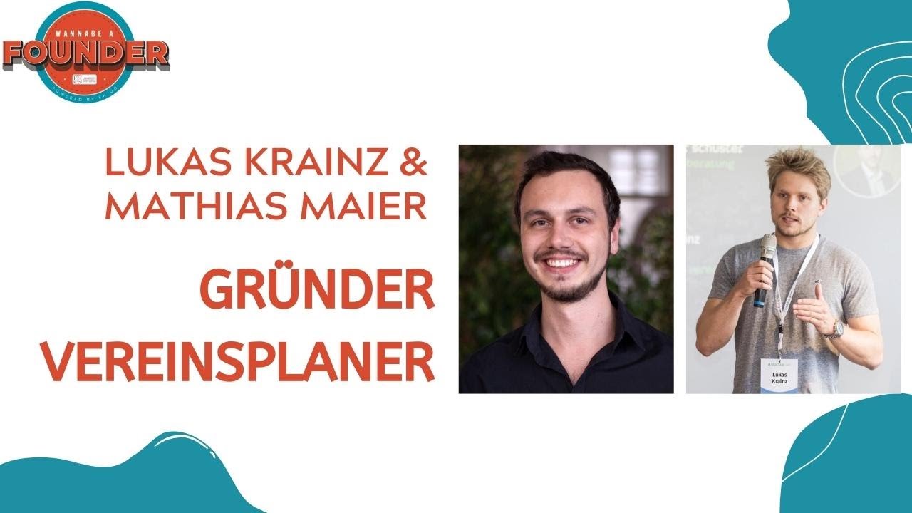 Mathias Maier und Lukas Krainz CEOs Vereinsplaner - YouTube