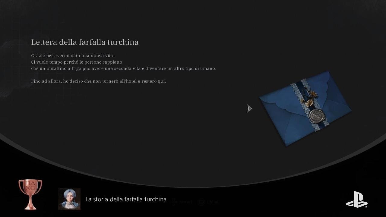 Lies of P PS5 trophy - La storia della farfalla turchina - YouTube