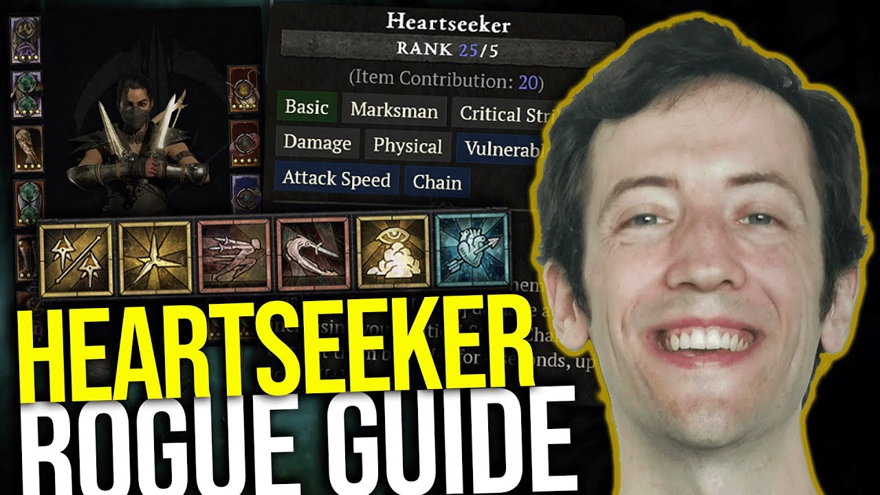 Diablo 4 - Heartseeker Rogue Guide - Way Better Than Expected - YouTube
