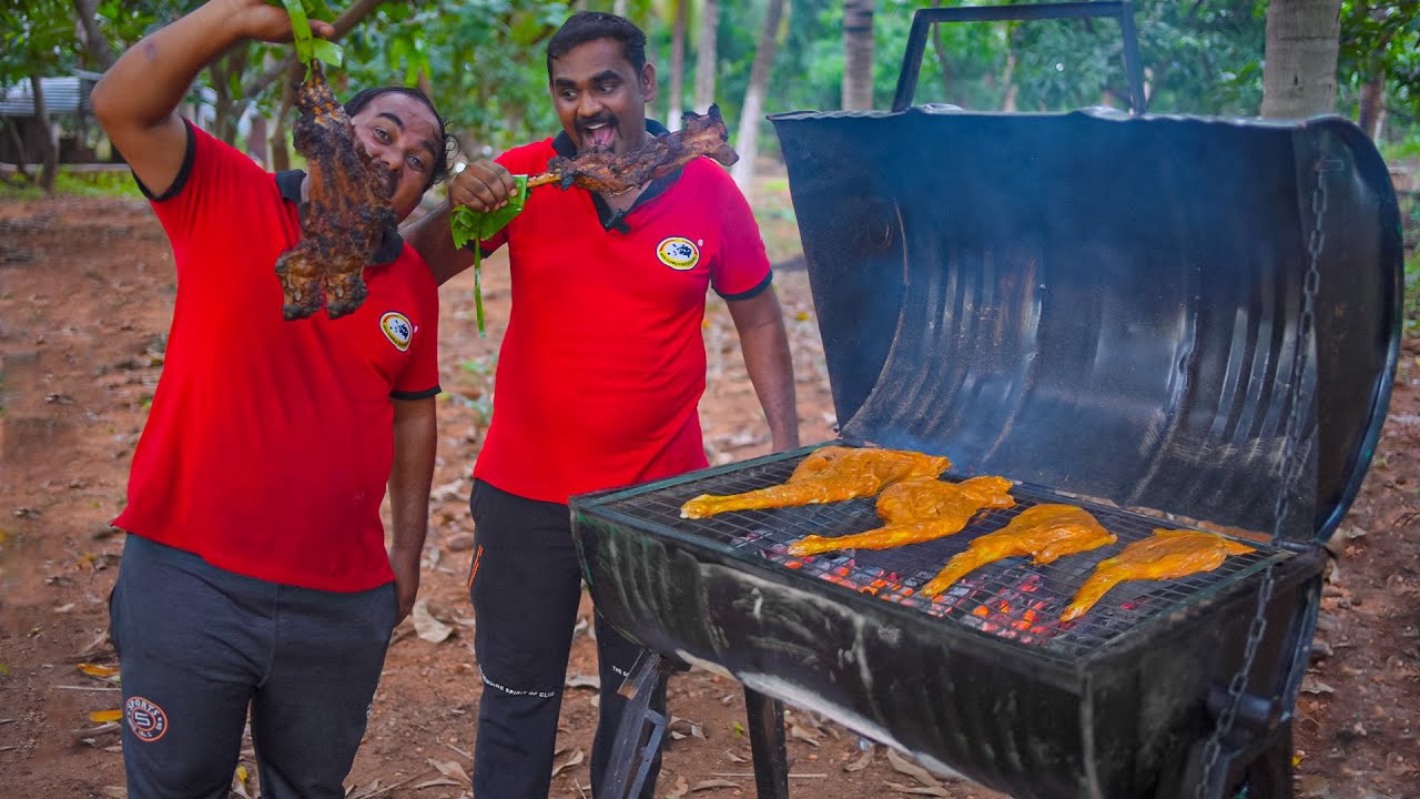 Mutton Raan | Grilled Full Mutton Leg | WORLD FOOD TUBE - YouTube