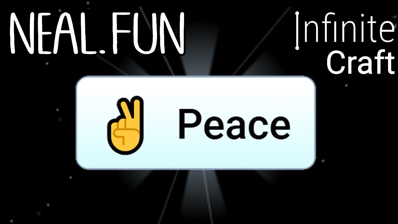 How to Make Peace in Infinite Craft | Get Peace Infinite Craft - YouTube