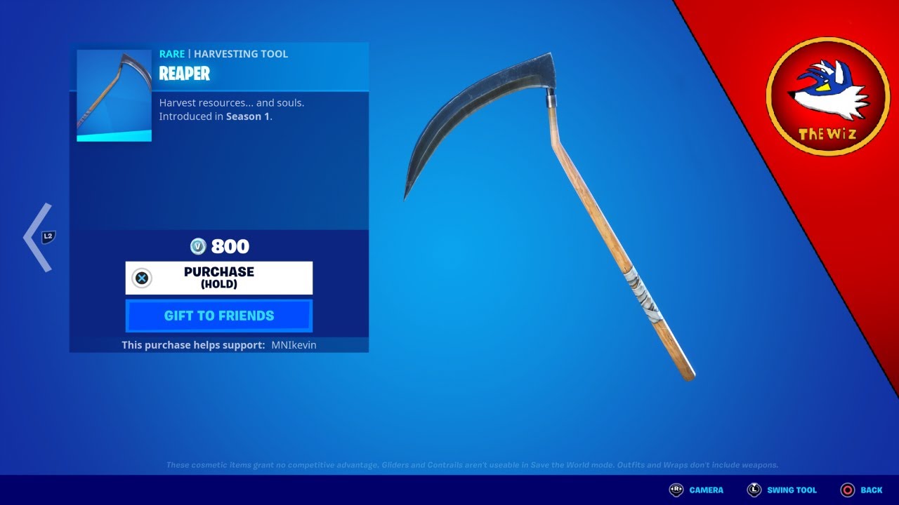 What's in Todays Item Shop (Reaper Pick Axe) [October 23, 2022] - YouTube