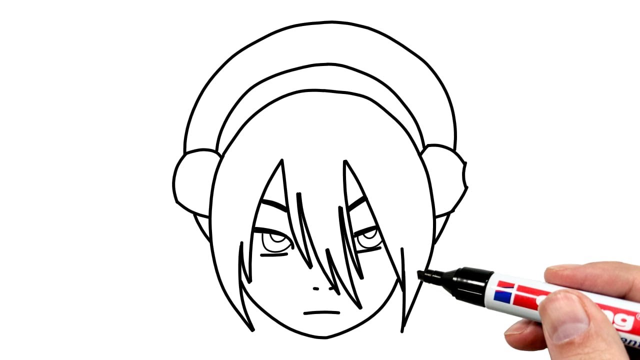 How to Draw Toph From Avatar: The Last Airbender - YouTube