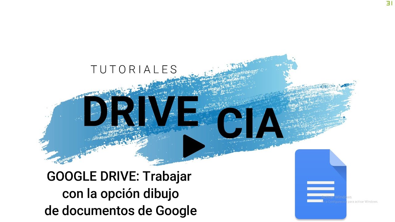 GOOGLE DRIVE: TRABAJAR CON LA OPCIÓN DIBUJO DE DOCUMENTOS DE GOOGLE ...