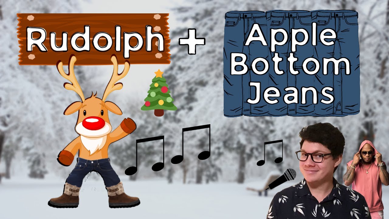 Rudolph The Apple Bottom Jeans Reindeer - YouTube