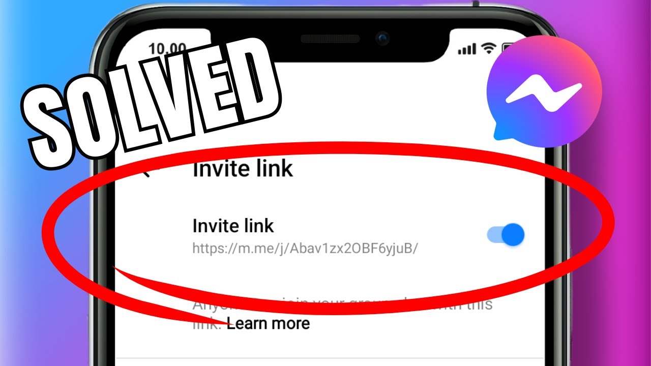 HOW TO CREATE INVITE LINK OF YOUR GROUP ON MESSENGER - YouTube