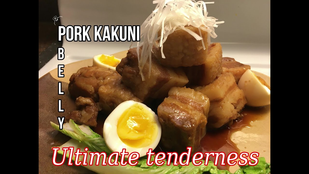 The Ultimate Tenderness Pork Japanese dish / "Pork Kakuni" / Stay Home ...