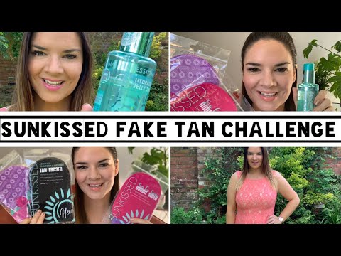 Fake Tan 7 Day Challenge | Sunkissed Jelly Tan | Ad - YouTube