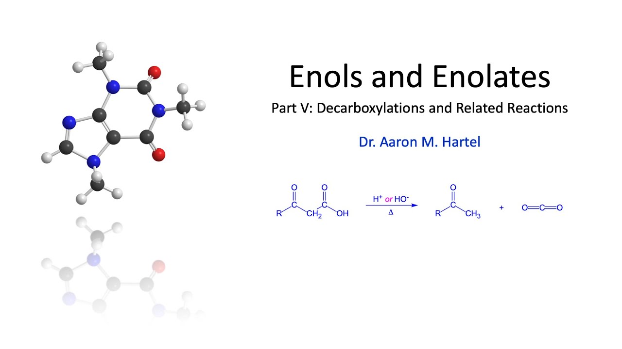 Organic Chemistry - Enols and Enolates Part V - YouTube