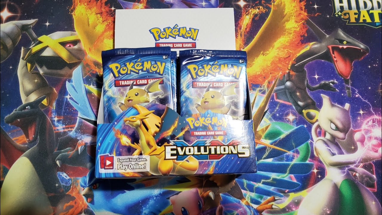 XY Evolutions part 2 of 3 booster box! - YouTube