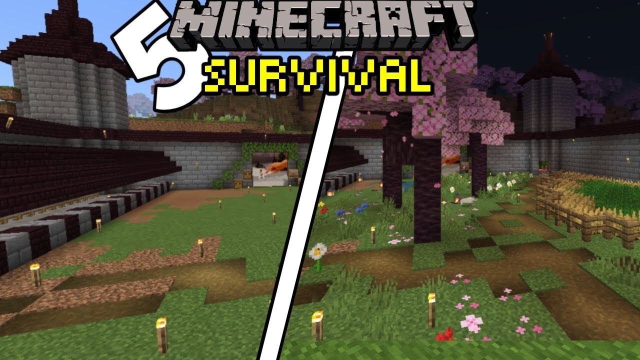 I TRANSFORMED MY ENTIRE WORLD MINECRAFT GAMEPLAY #5 - YouTube