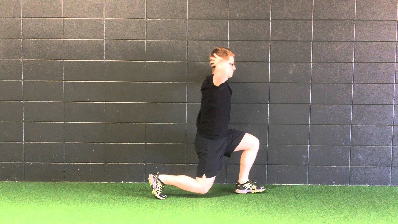 Backward Lunge with Rotation - YouTube