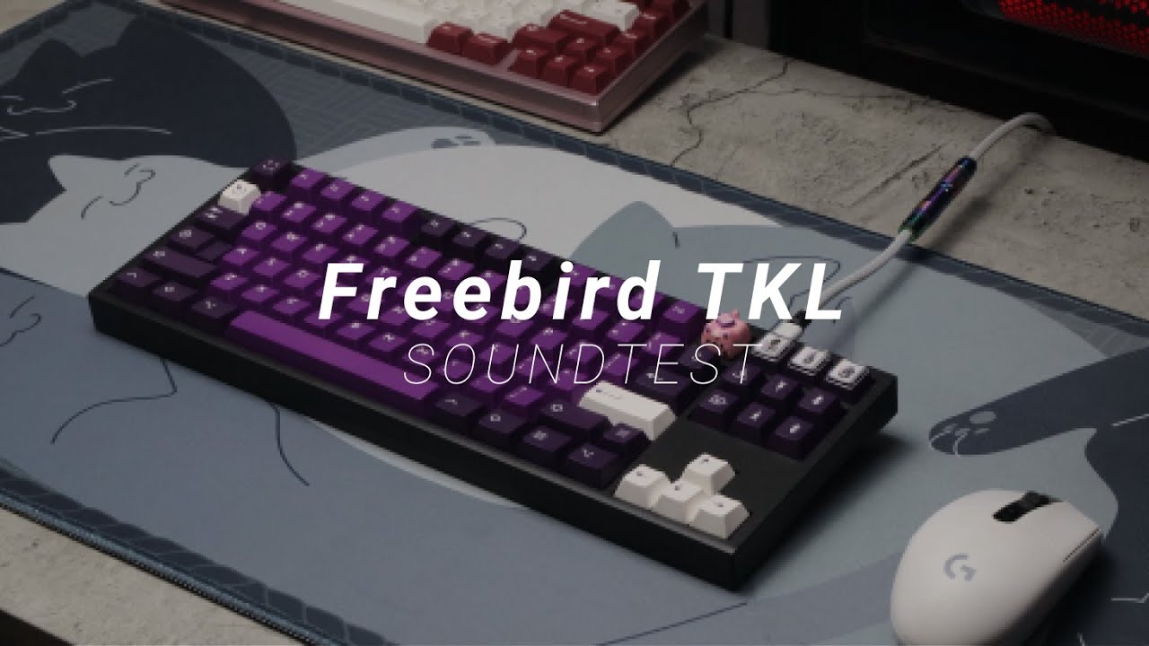An excellent budget TKL keyboard - Freebird TKL soundtest with Cherry ...
