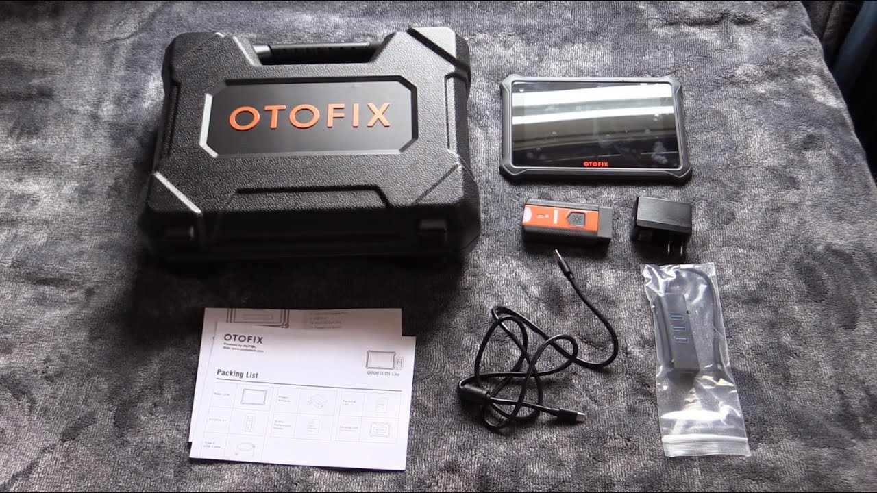 Otofix D1 Lite Car Diagnostic Tablet Review - YouTube