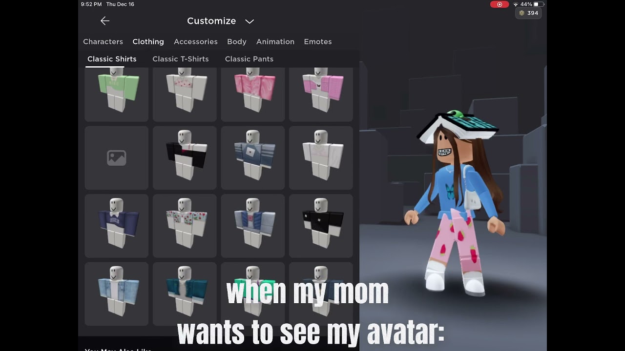 When my mom wants to see my avatar- - YouTube