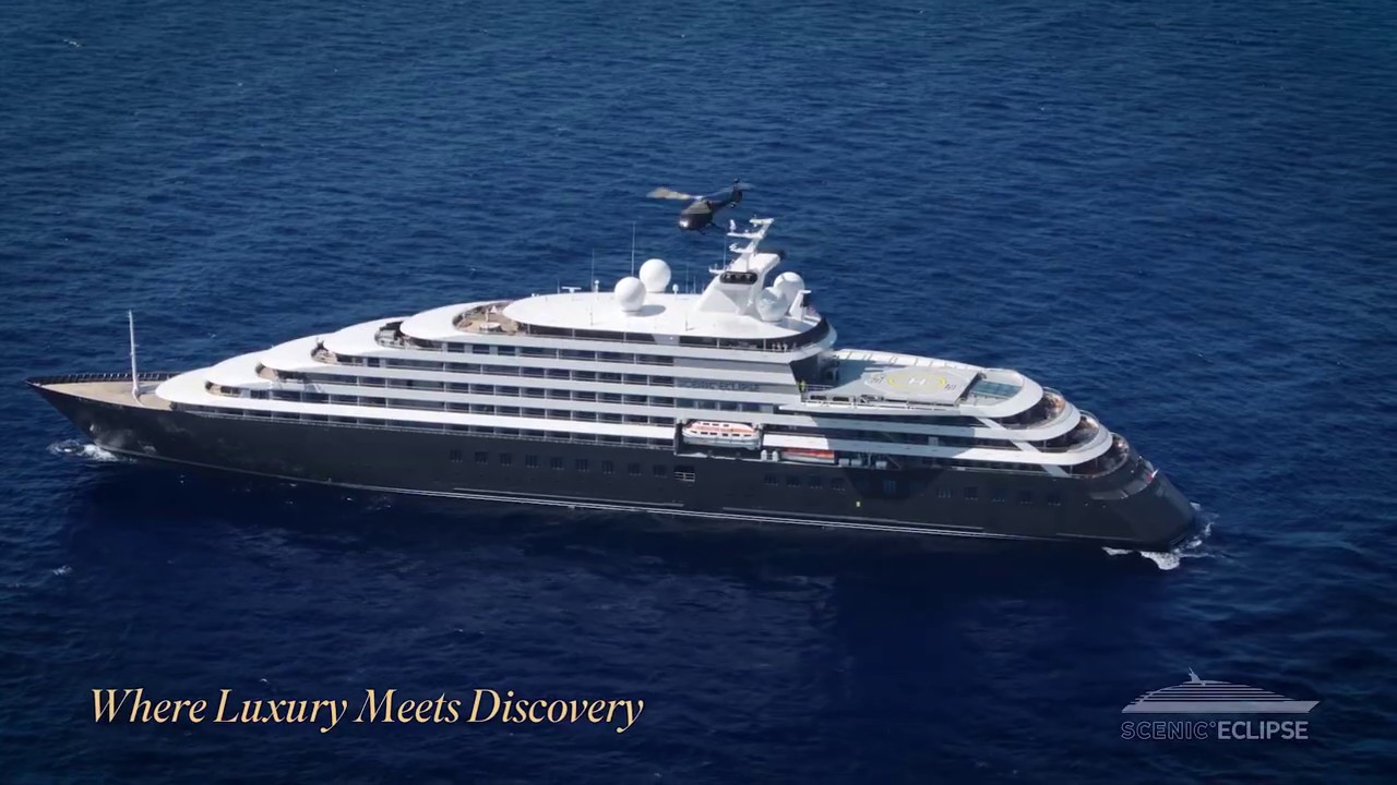 Scenic Eclipse Has Arrived - The World's First Discovery Yacht - YouTube