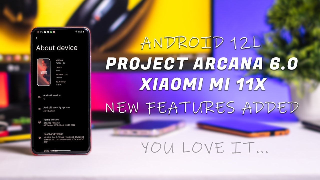 Android 12L Project Arcana 6.0 for Mi 11x Review, New Ui and Feature ...
