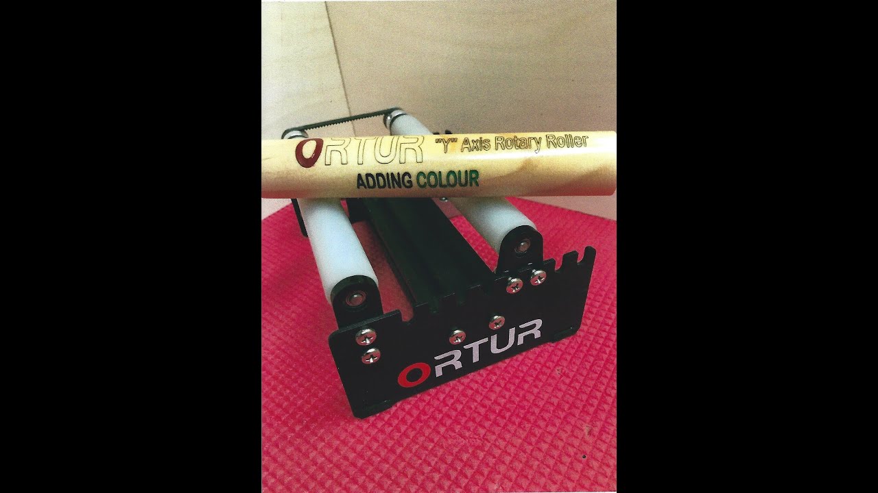 Ortur "Y" Axis Rotary Roller + Adding Colour - YouTube
