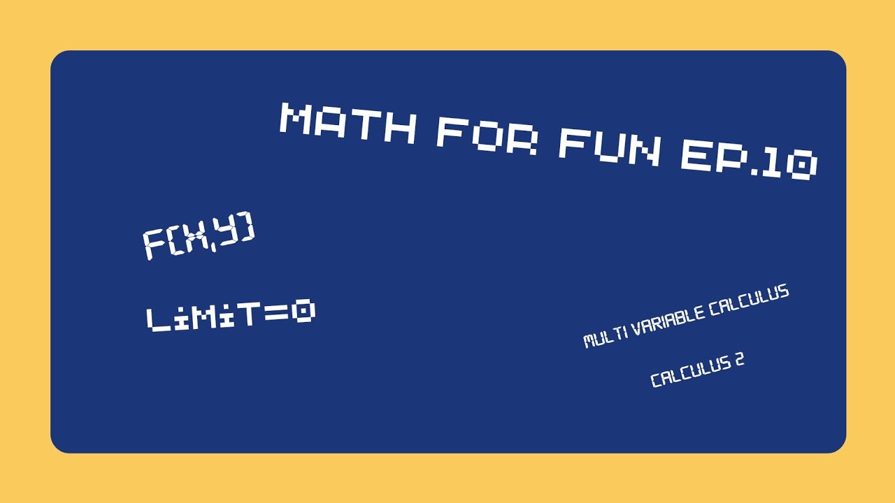 CALCULUS 2 [ Math for fun ep.10 ] - YouTube