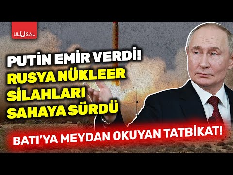 Putin emri verdi! Rusya nükleer silahları sahaya sürdü! İşte Batı'ya meydan okuyan o tatbikat