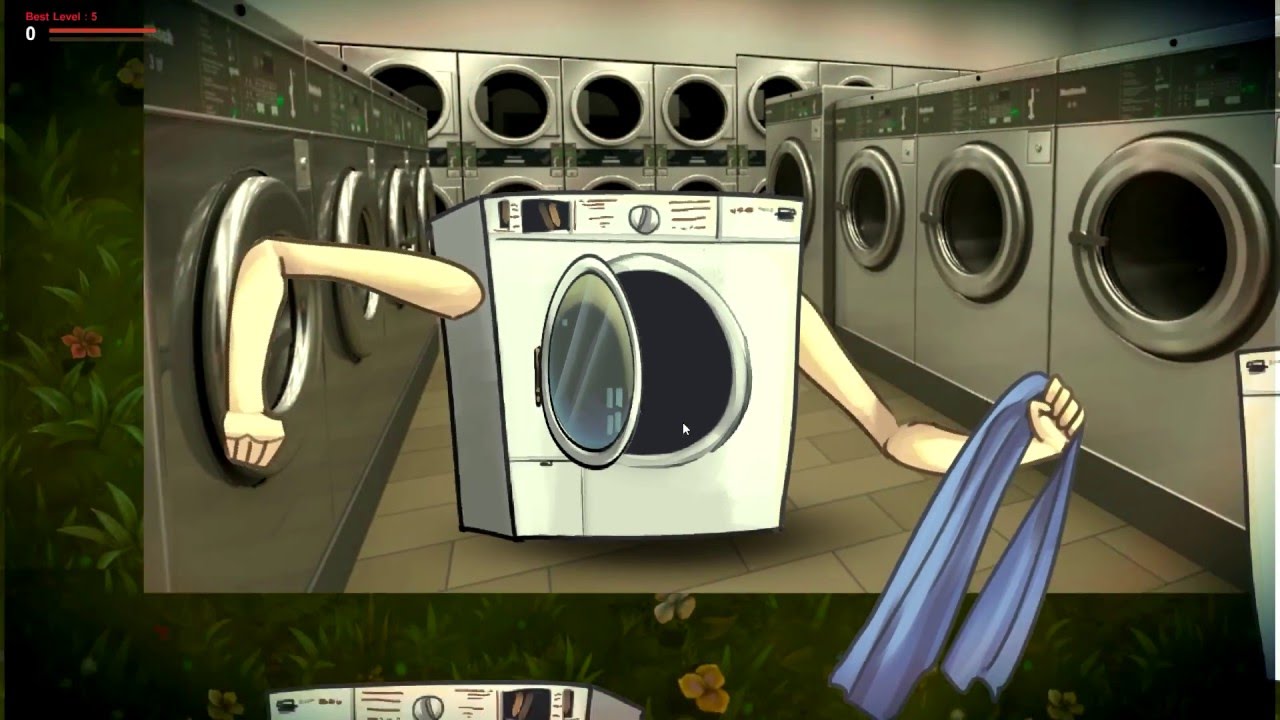 เตรียมซักผ้า มหาประลัย [Washing Machine simulator 2016] - YouTube
