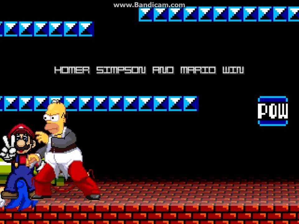 MUGEN Battle #0011 - Homer Simpson and Mario vs Peter Griffin and Sonic ...