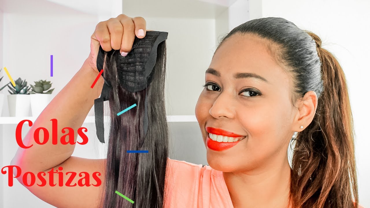 Colas Postizas con clip 18 pulgadas | Clip #ponytails 18" inch Black by ...
