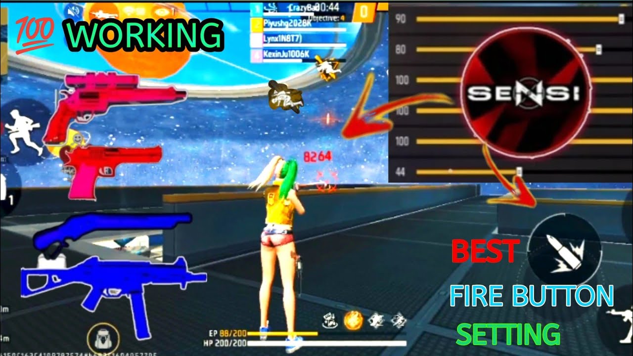 Free Fire Headshot setting 2023 🎯Best Sensitivity settings 🕉️ ...