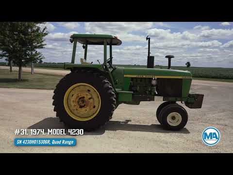 Lot 31. 1974 John Deere 4230. The Jim Ludwig Collection.