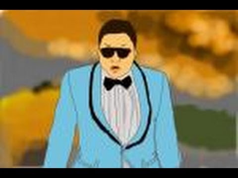 How to draw PSY - YouTube