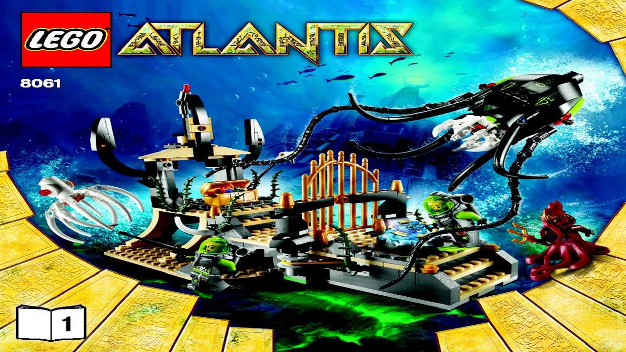 LEGO instructions - Atlantis - 8061 - Gateway of the Squid (Book 1 ...