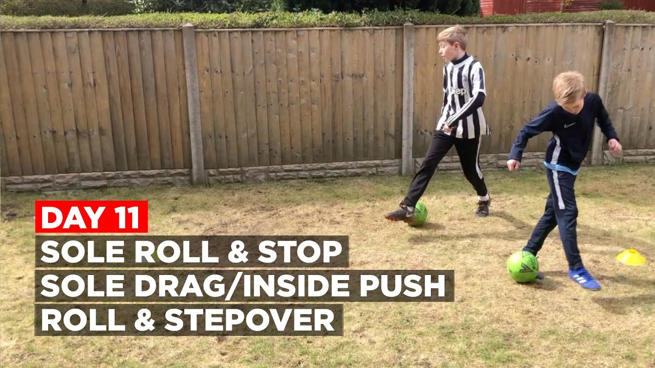 Home Football Coaching | Sole Roll & Stop / Sole Drag, Inside Push ...