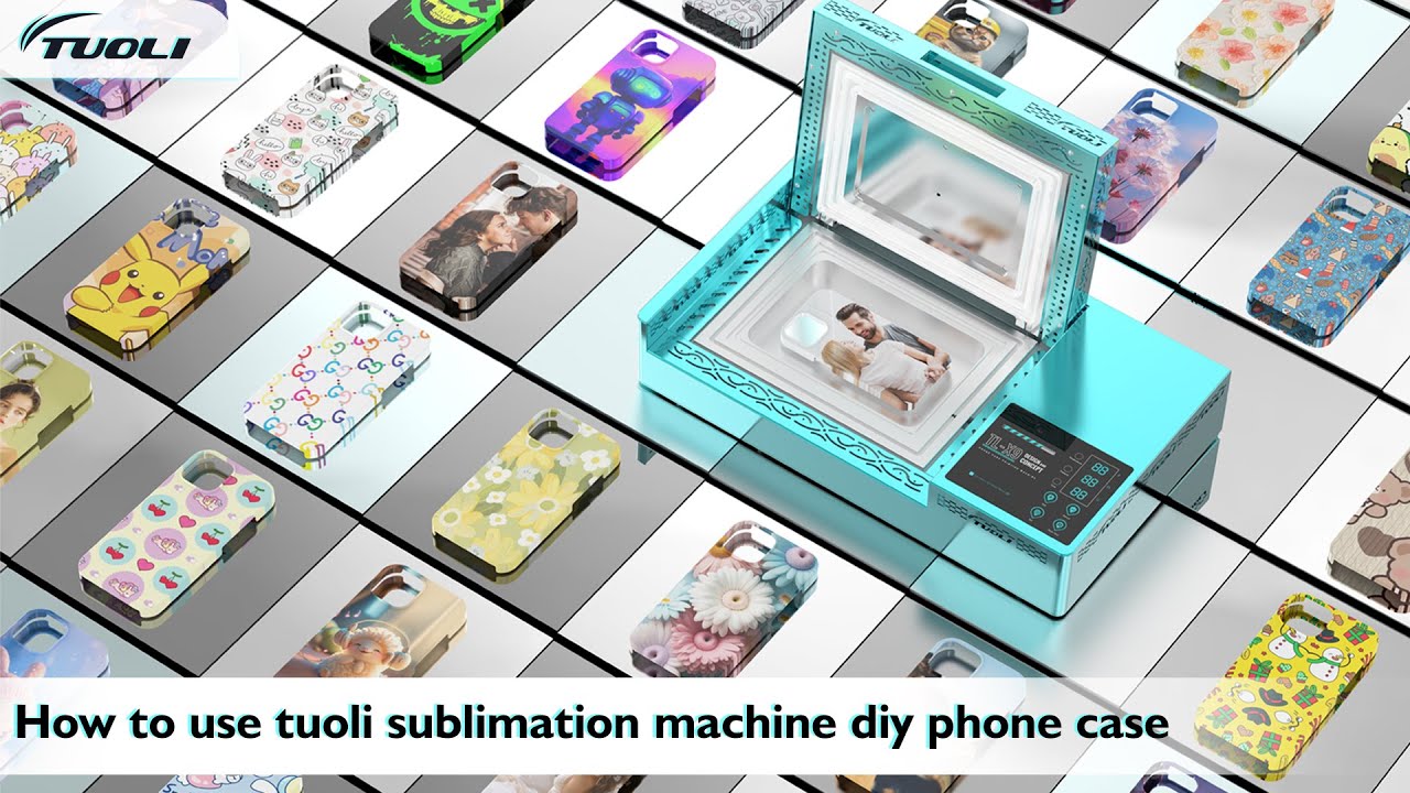 TUOLI TL-X9 3D Phone Case Sublimation Machine + Epson L8058 / L8050 ...