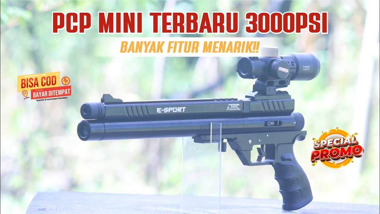 PCP BIG GAME MINI TERBAIK | SENAPAN PCP MINI EVOLUTION 3000PSI ...
