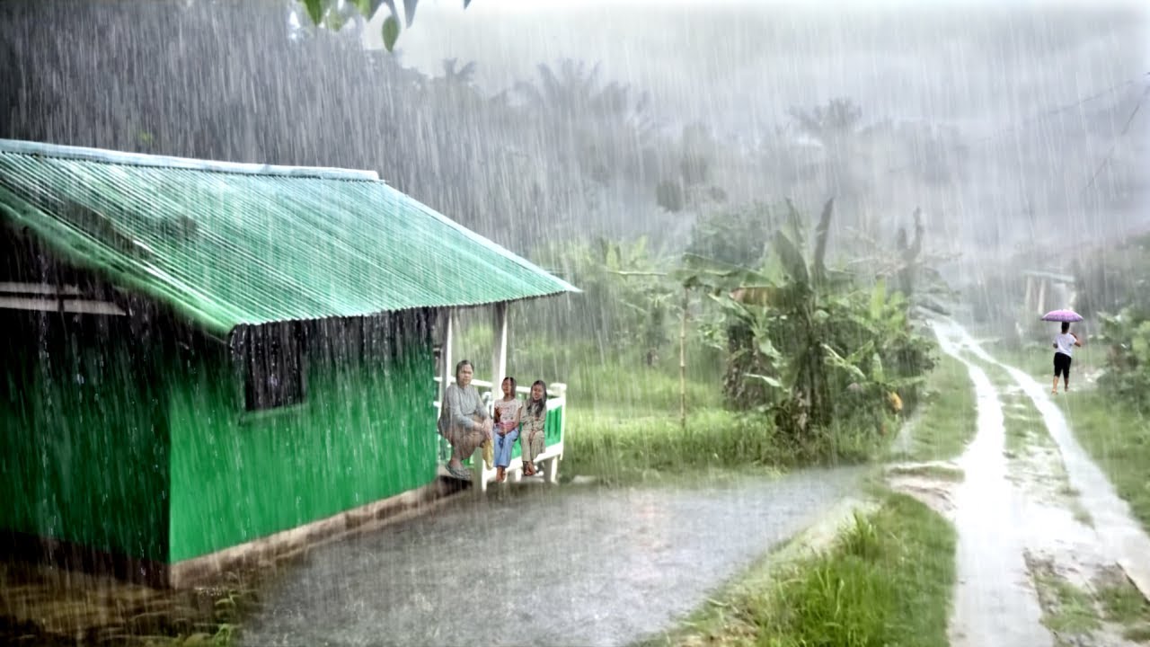 Big Heavy Rain condition strong Winds,thunderstorms & Keep sounding don ...