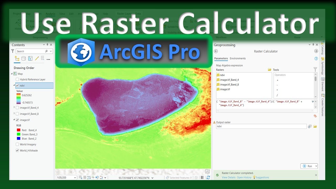 How to Use Raster Calculator in ArcGIS Pro - YouTube
