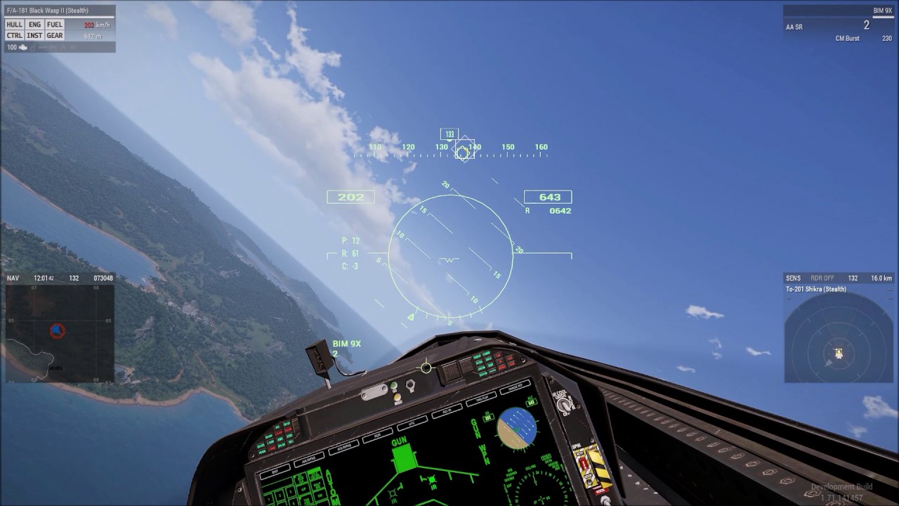 F/A-181 Black Wasp II Incorrect Thrust Weight Ratio Turn - YouTube